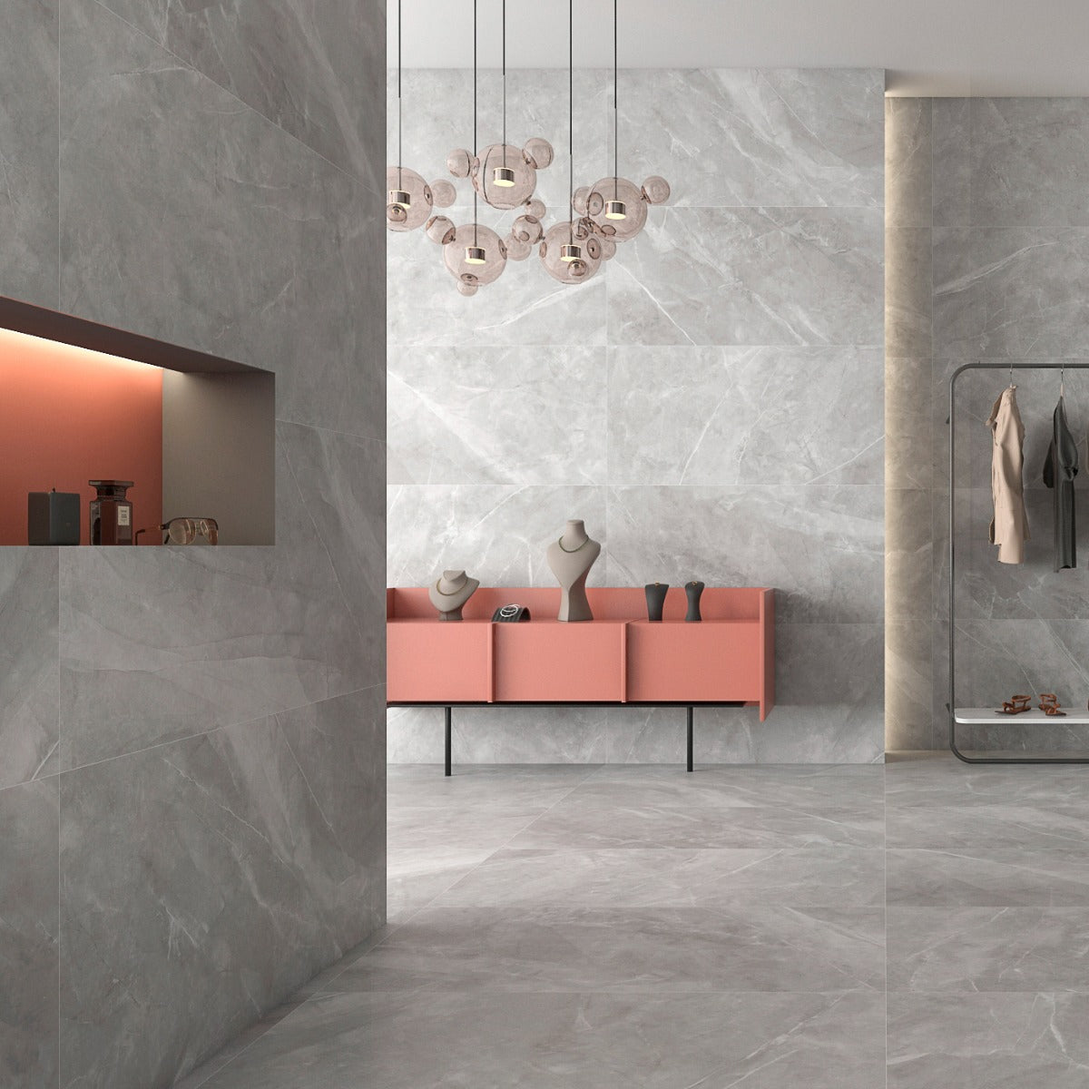 Klinker Magda Perla Marmor Matt 60x60 – Kakelgiganten