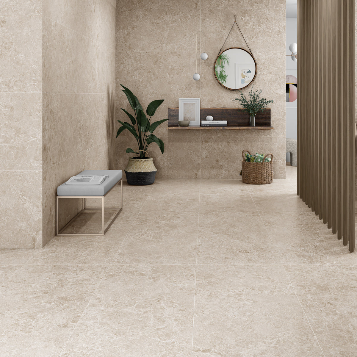 Klinker Charisma Marmor Sand Matt 60x60 – Kakelgiganten