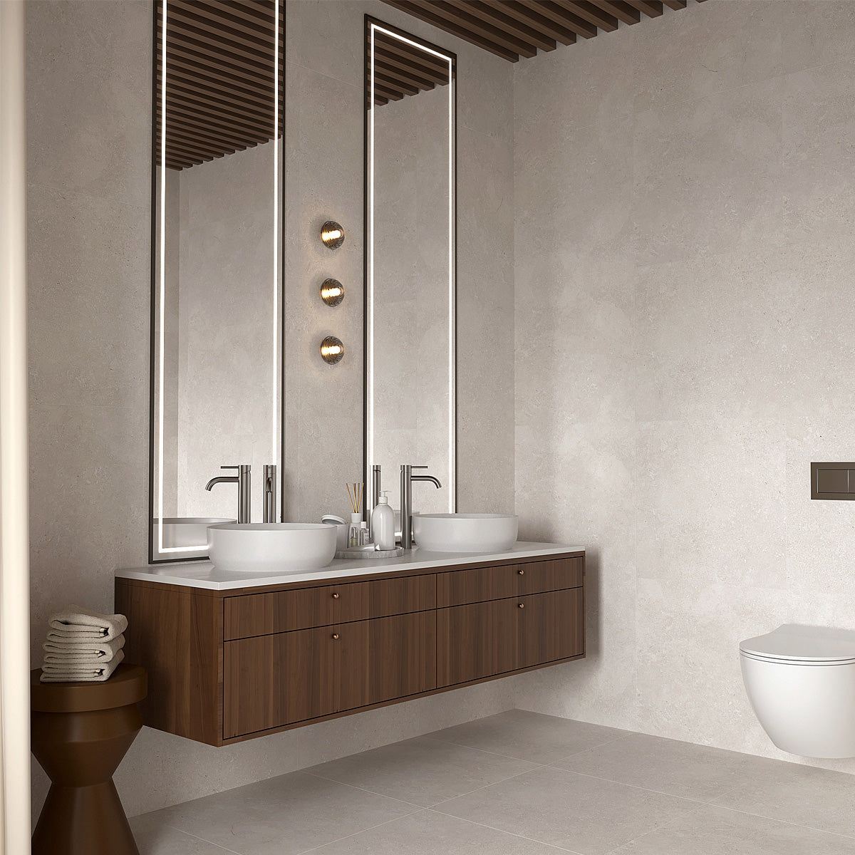 Klinker Roden Blanco Matt 60x60 – Kakelgiganten