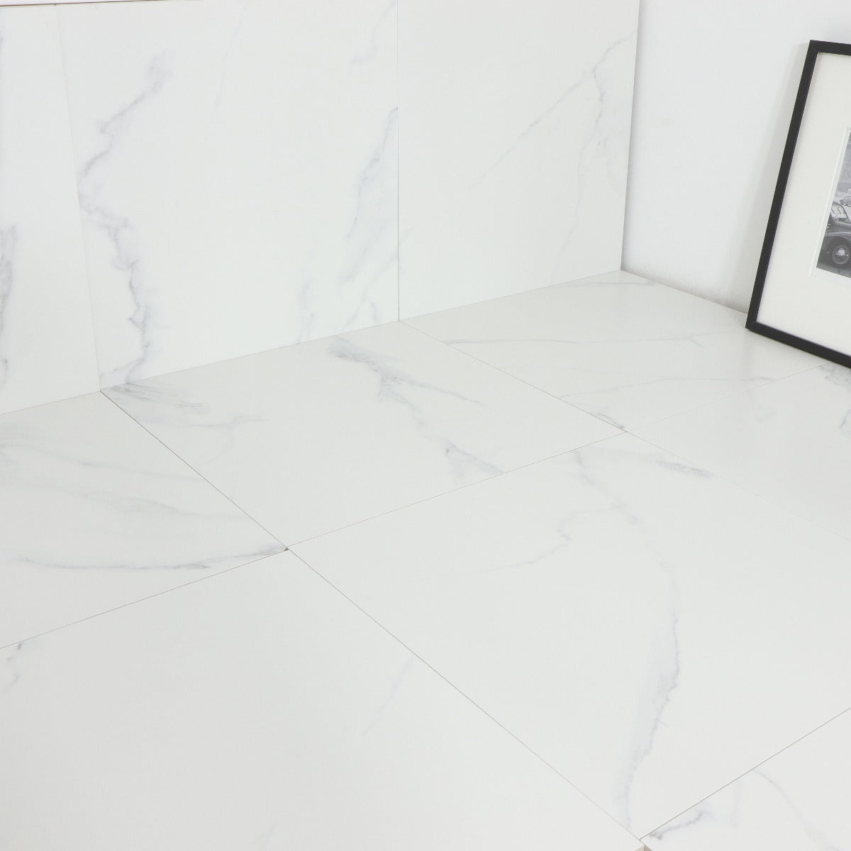 Klinker Calacatta Blanco Matt Marmor 60x60 – Kakelgiganten