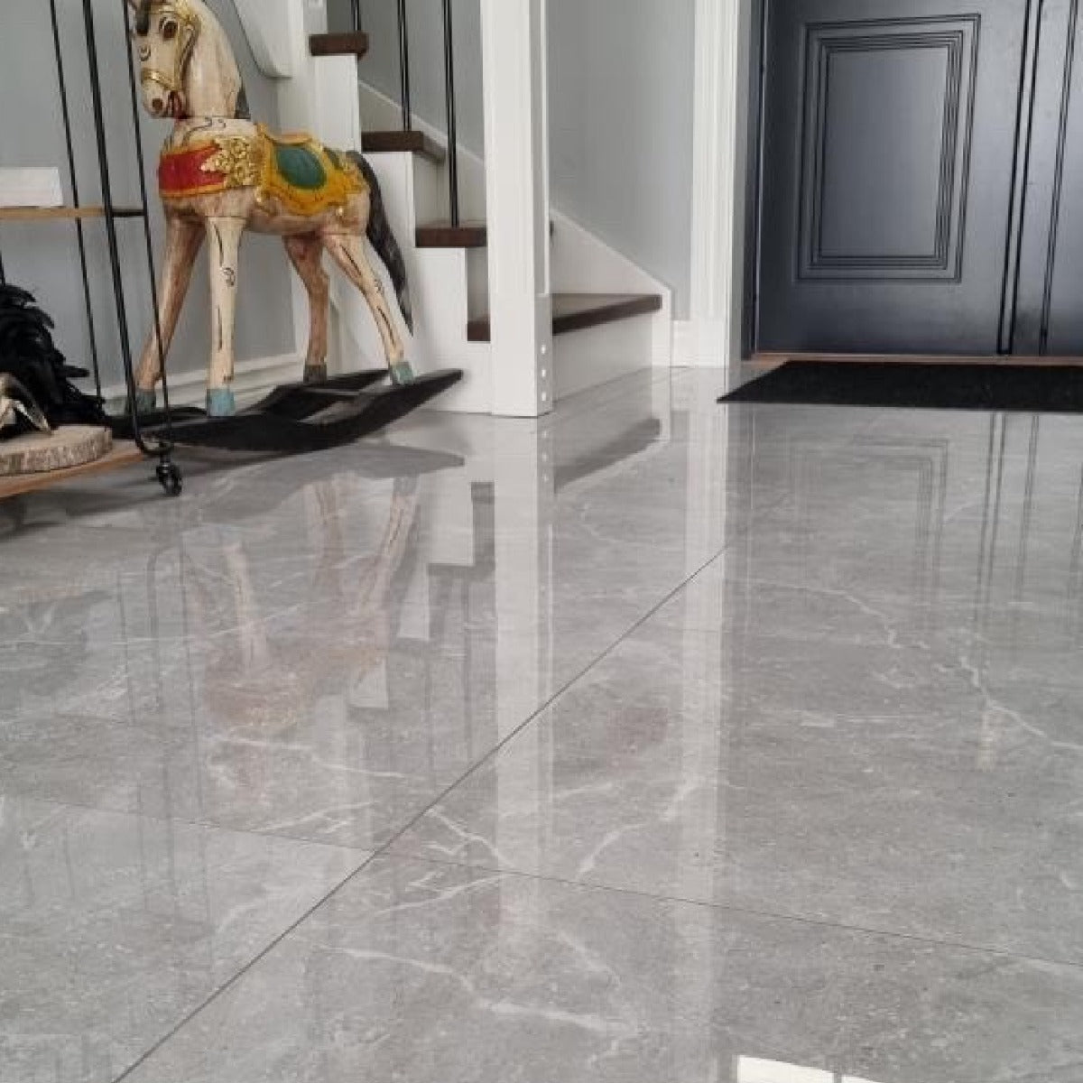 Gulvflis Soapstone Gray Blank Marmor 60x60 – Kakelgiganten